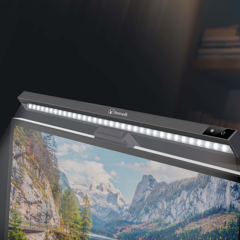 Bonelk Lightbar Monitor Light (Black) – Digital3d.com.au