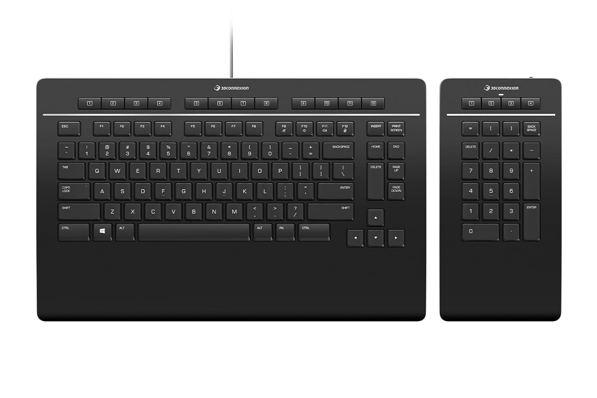 3Dconnexion CadMouse Pro Wireless Left - Digital3d.com.au